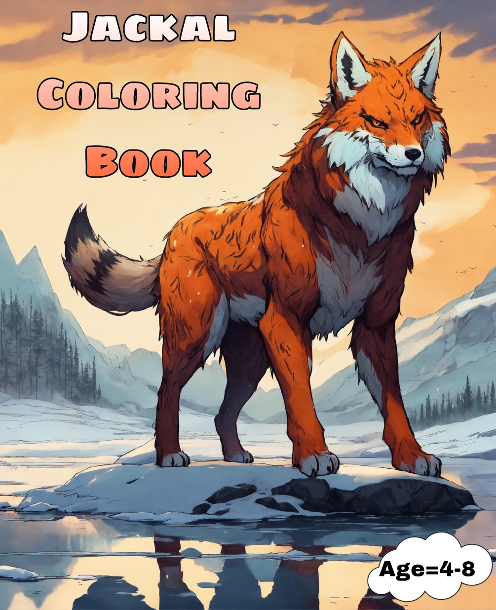 Jackal Colouring Book