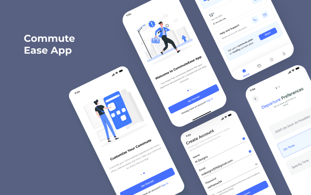 CommuteEase App- Figma file