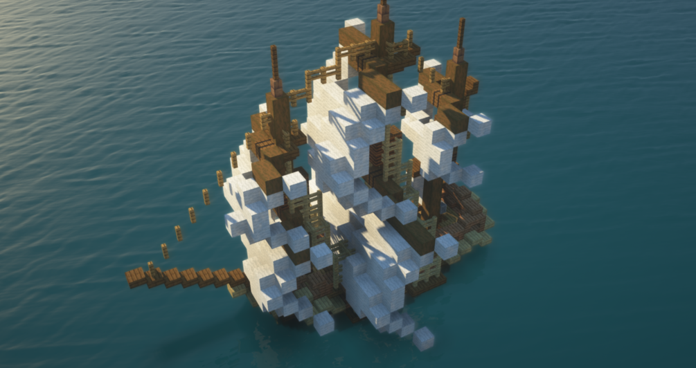 Minecraft Small Trade Brig (#1)