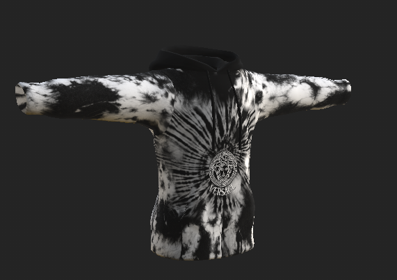 Versache Rexouium Hoodie texture