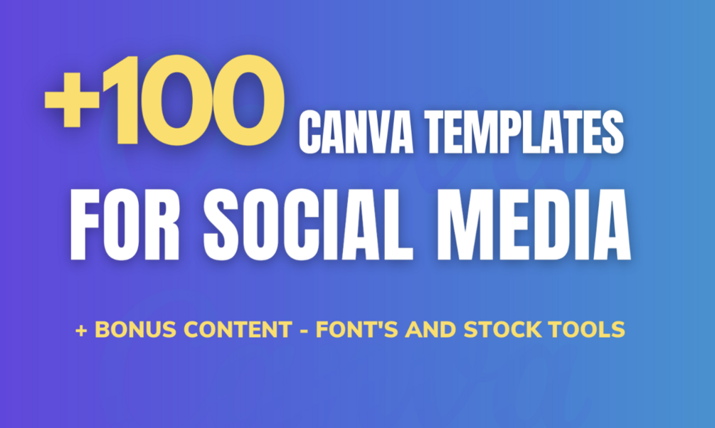 +100 Canva Templates for All Industries