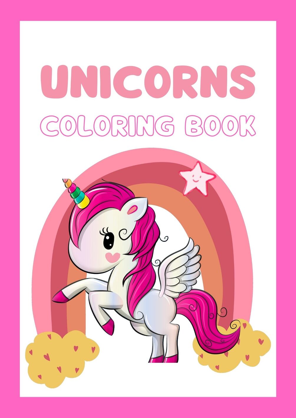 Unicorns Coloring Book