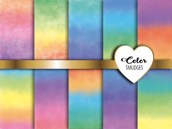 Beautiful Rainbow Digital Paper Bundle More than 156 Graphics