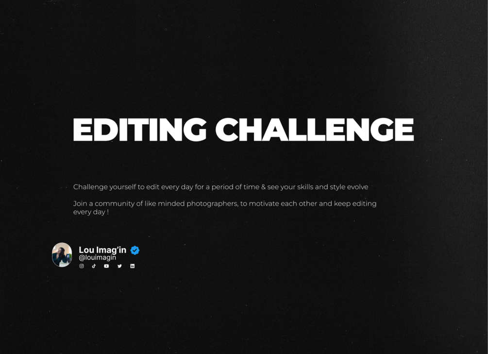 FREE - Editing Challenge