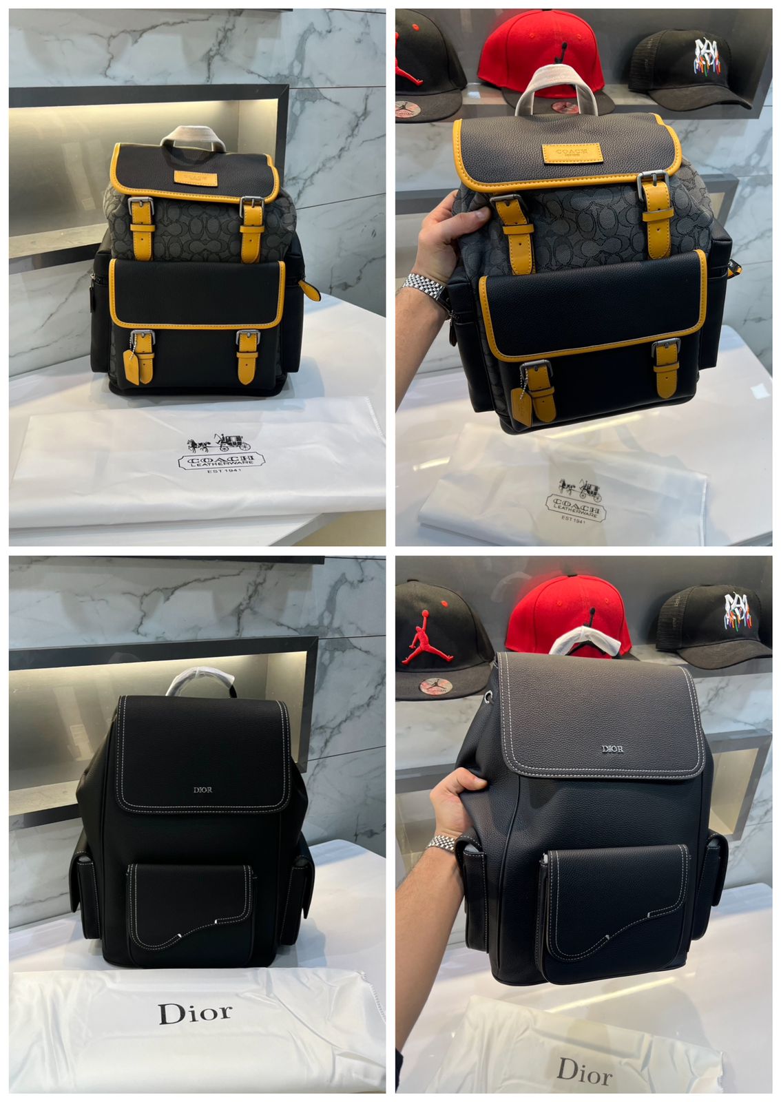 PRODUCT NAME:Coach &Dior Bag Pack Premium Quility Unisex(Laptop)