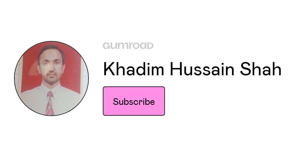 Khadim Hussain Shah