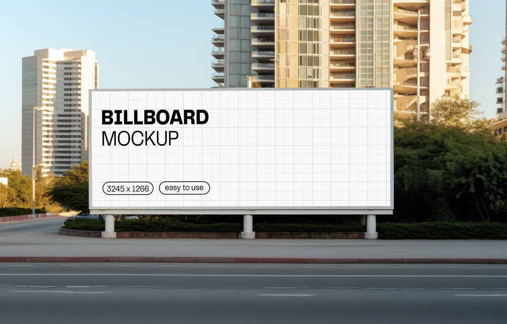 Urban Commercial Billboard Mockup / #762