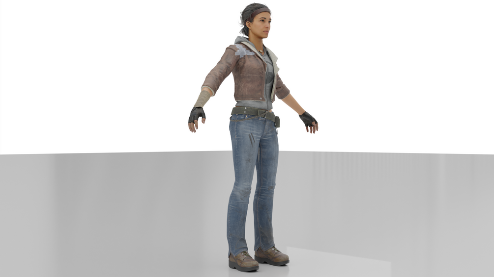 Half Life Alyx: Alyx Vance 3d Model