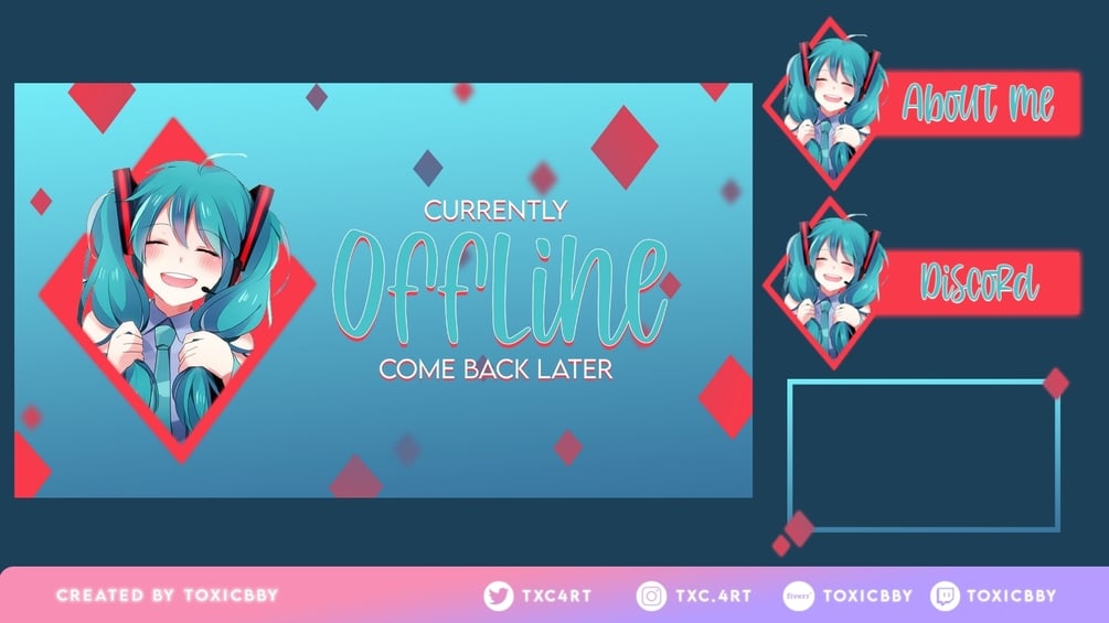 CUTE FREE anime girl overlay pack!