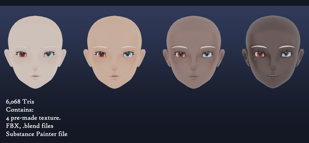 Themis Head || VRChat Asset