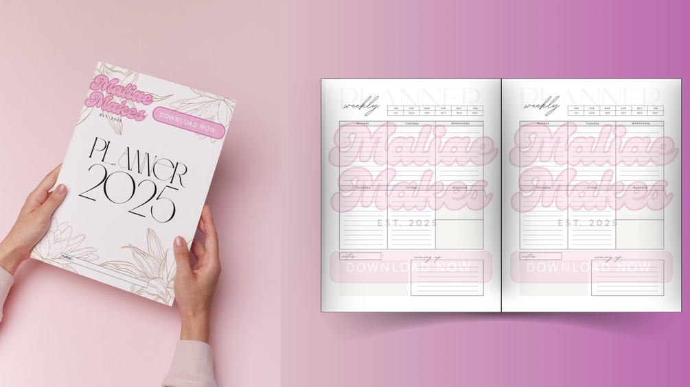 Floral Weekly Planner | Undated Printable PDF