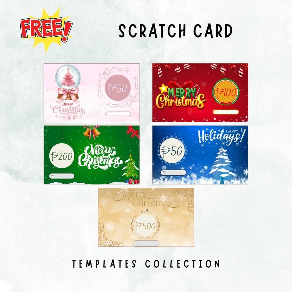 FREE CHRISTMAS SCRATCH CARD