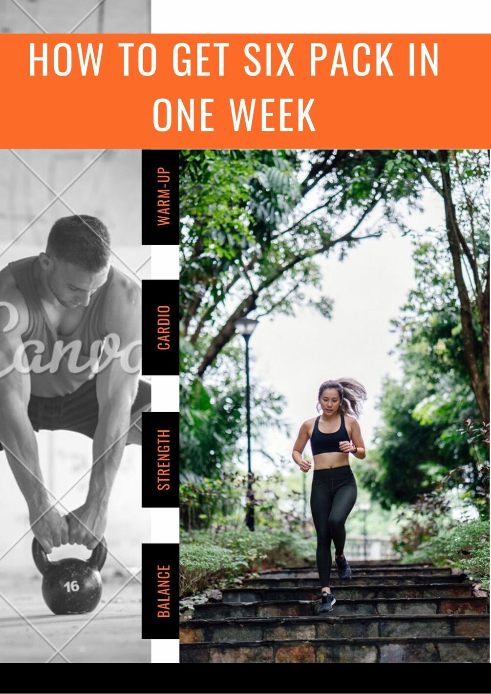 How to get six packs in one week