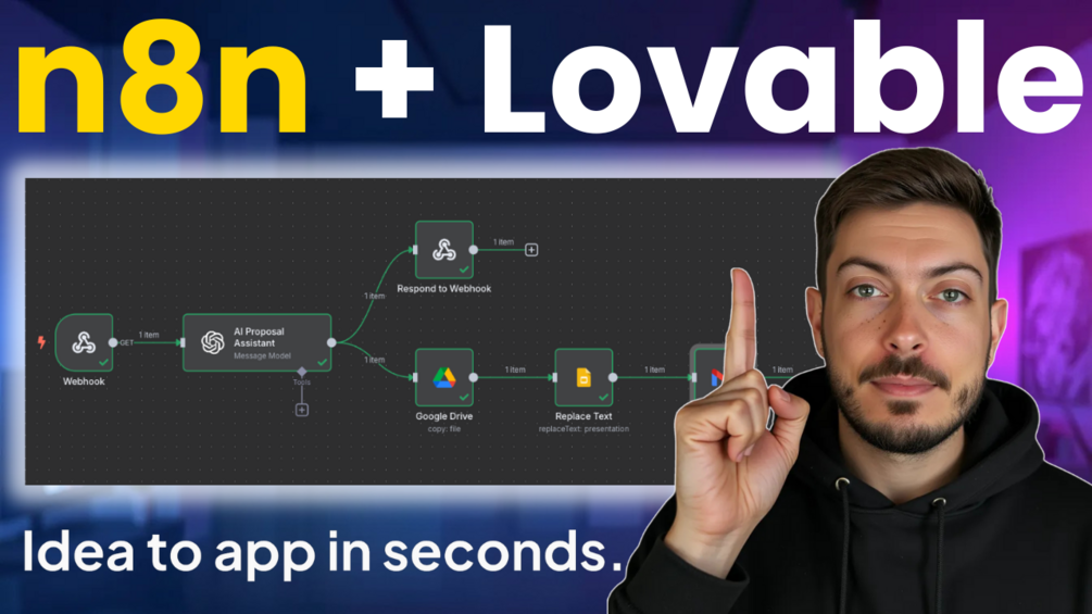 AI Proposal Generator System (Lovable + n8n Automation)