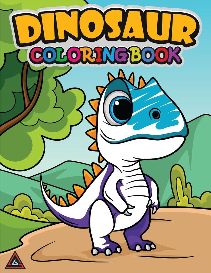 Cute Dinosaur Coloring Book