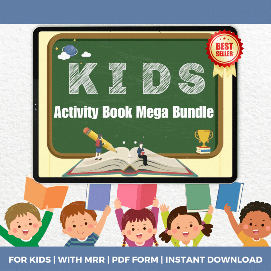 KIDS ACTIVITY BOOK MEGA BUNDLE