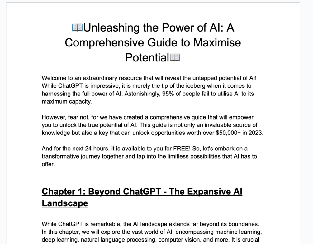 Unleashing the Power of AI: A Comprehensive Guide to Maximise Potential