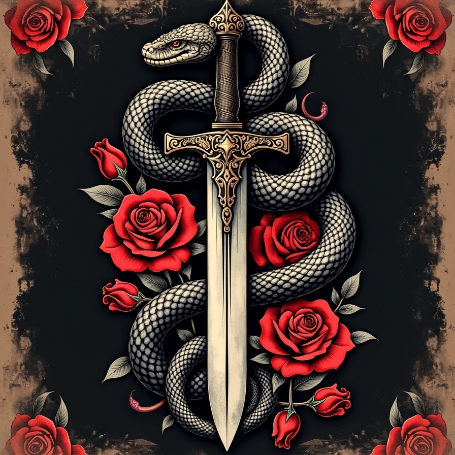 Venom & Steel – Snake & Blade Art Pack