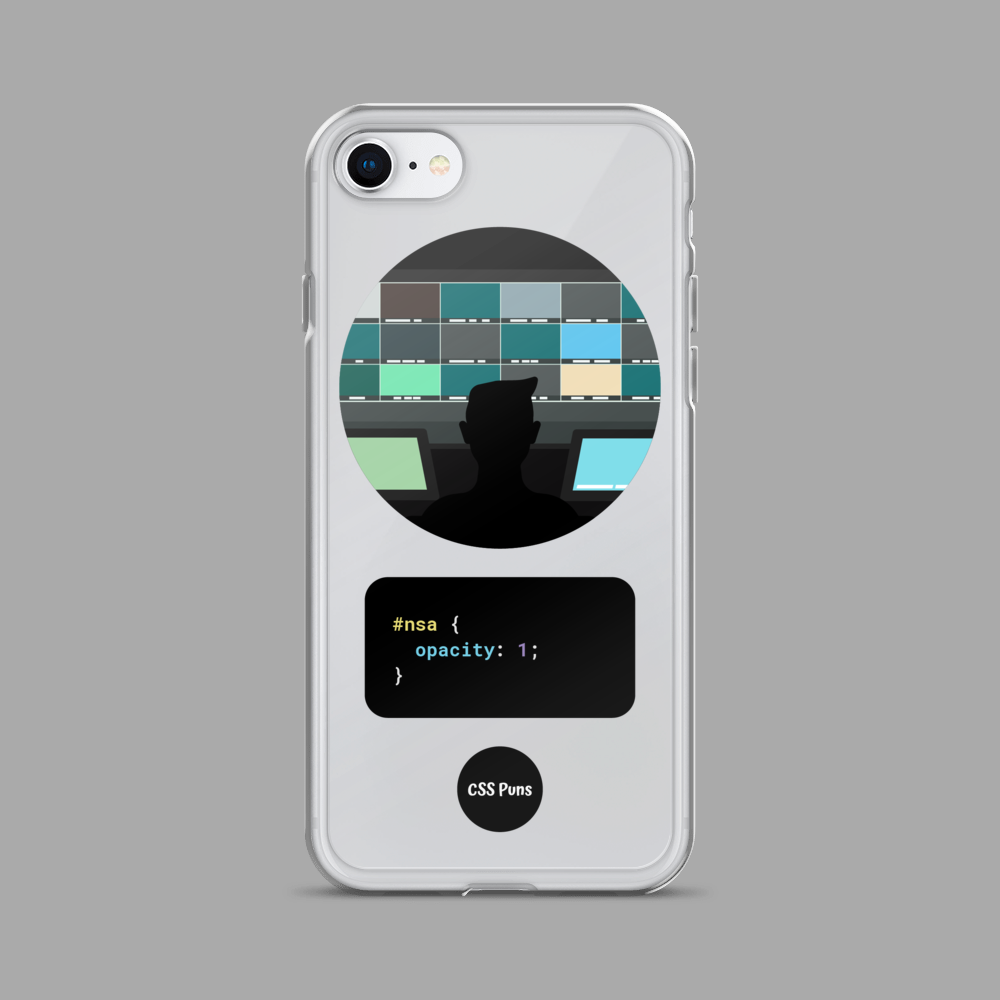 CSS Puns - NSA - iPhone Case