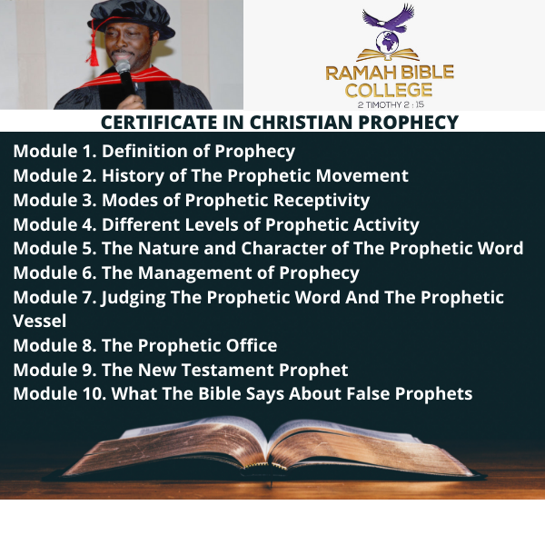 Certificate in Church Prophecy
