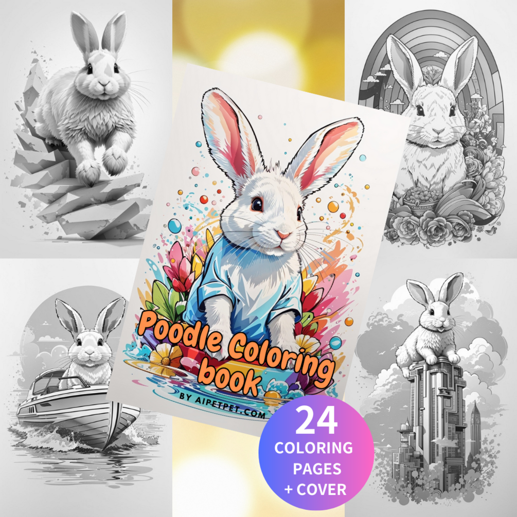 Cutie Rabbit Coloring book