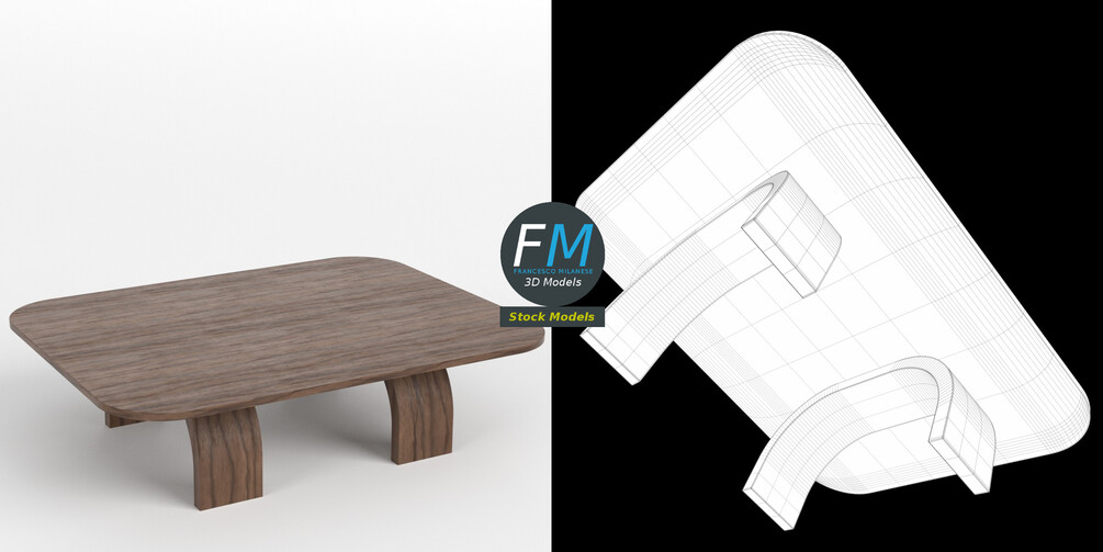 3D MODEL - Table desk 14