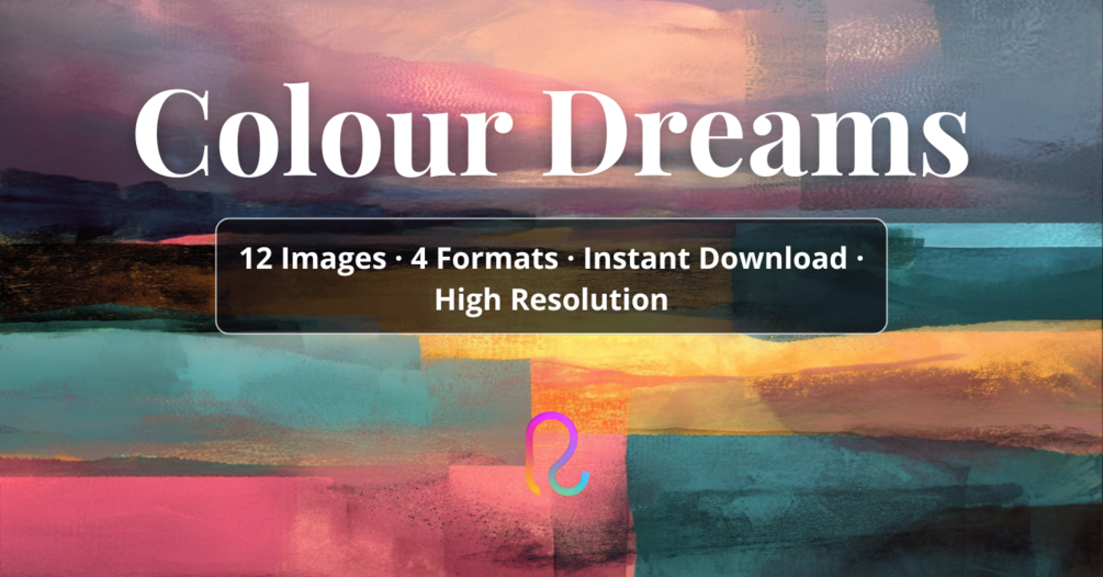 Colour Dreams – Abstract Digital Art Pack for Desktop & Mobile (12 Images)