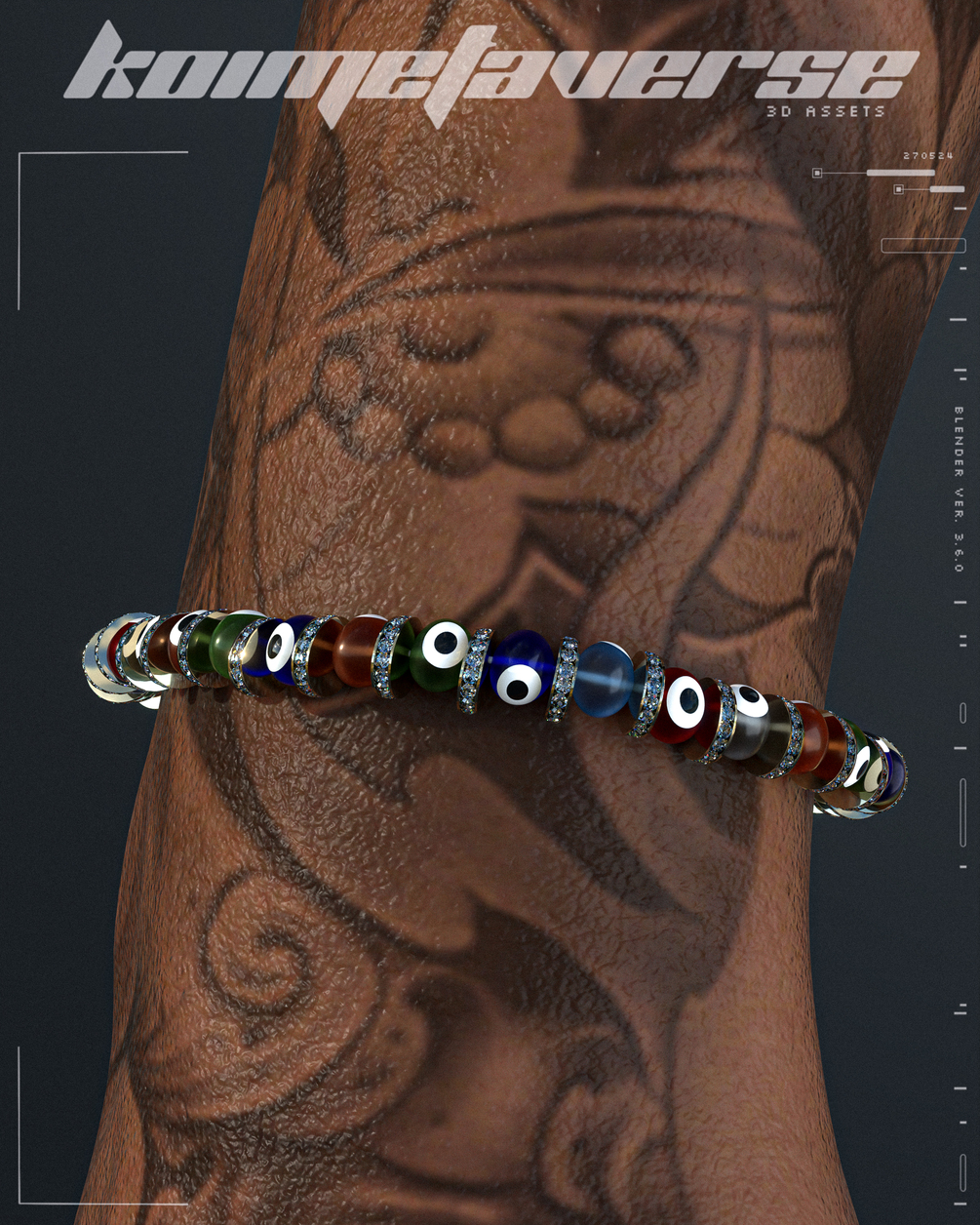 [koimetaverse] Murano Bracelet