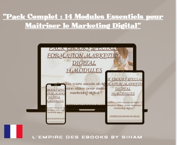 📚 PACK COMPLET DE FORMATION EBOOK – 14 MODULES INDISPENSABLES POUR ...