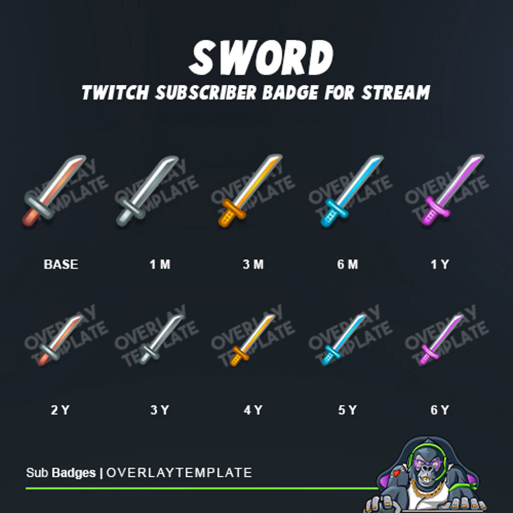Sword badge – Sub Badges