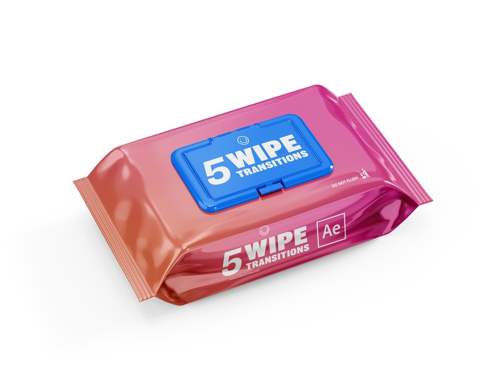 Wipe Kit 1 - 5 Grunge Wipe Transitions (4k)