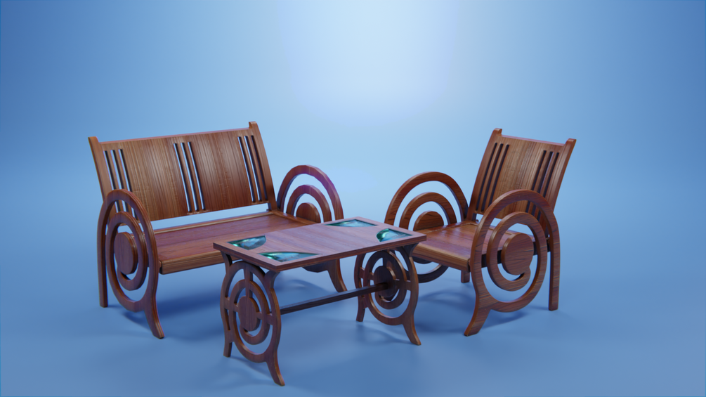 3D Models Set Furniture 2