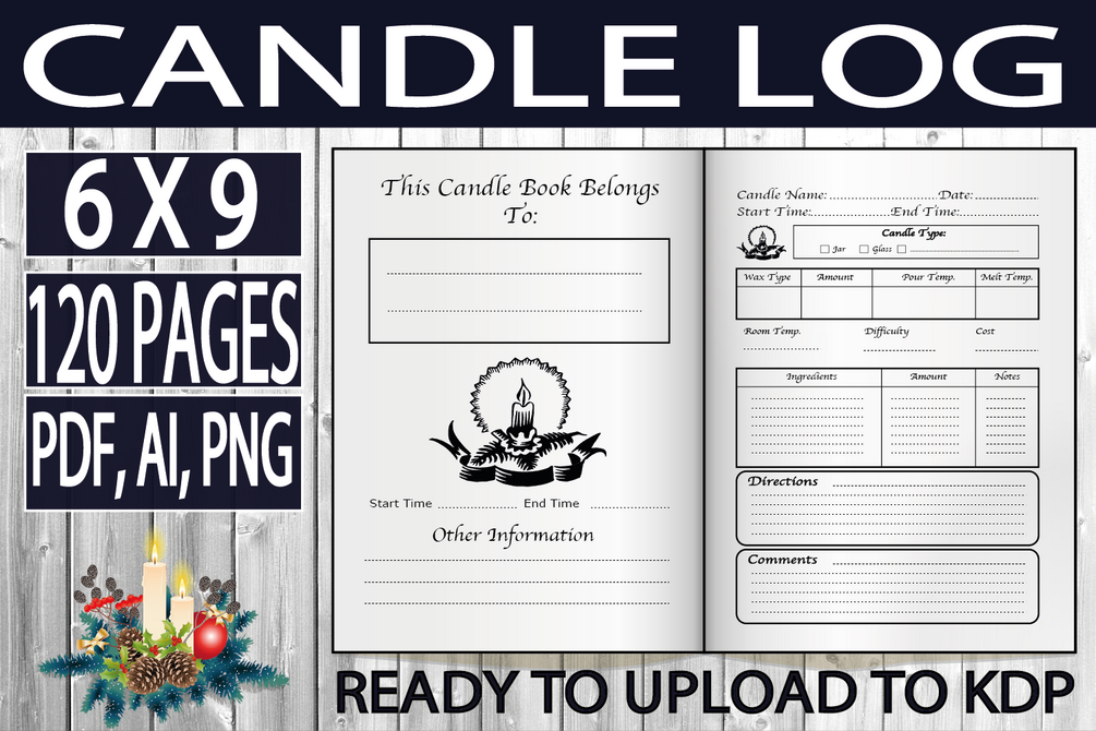 Candle Making Log Book
