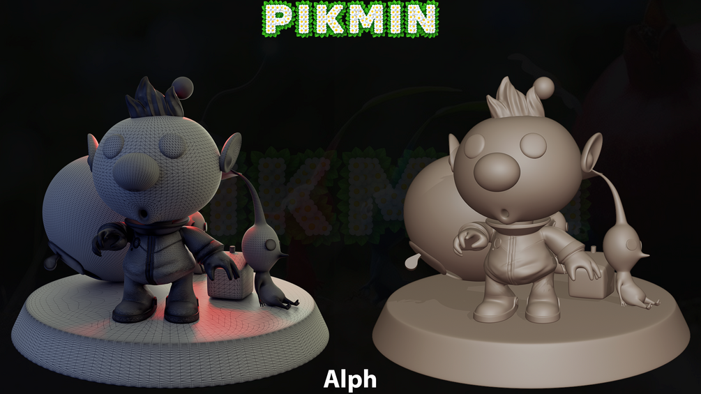 Alph - Pikmin 3D print model