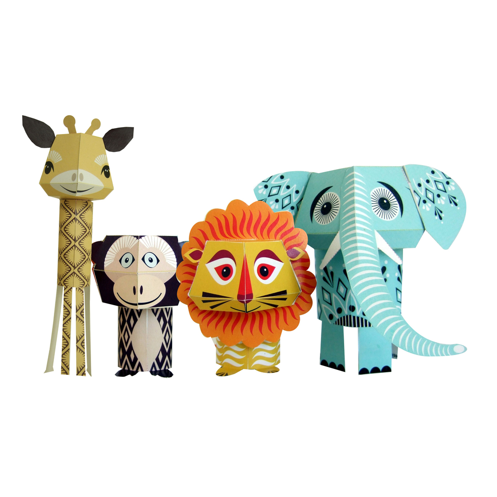 The Wild Bunch - DIY Paper Animals
