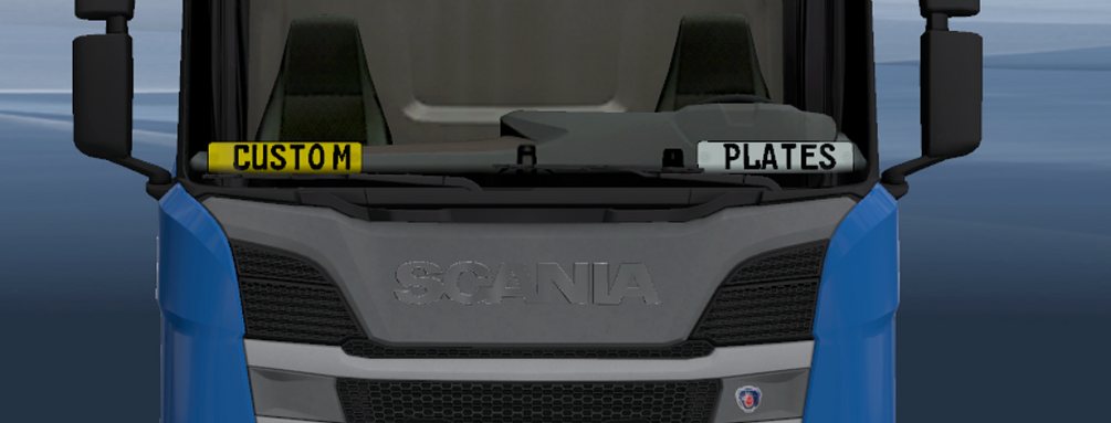 [ETS2] Scania R/S Custom Nameplates