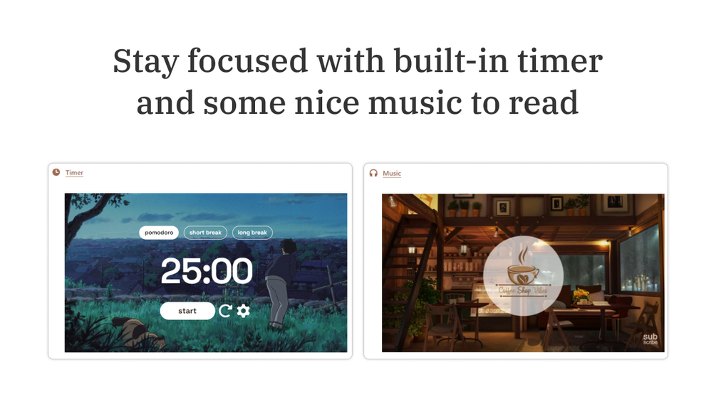 Notion template | Cozy library