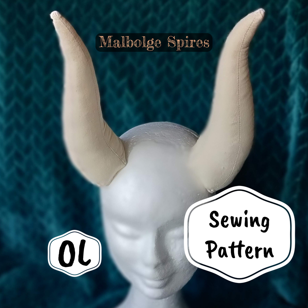 Horn Sewing Pattern BG3 Tiefling "Malbolge Spires"