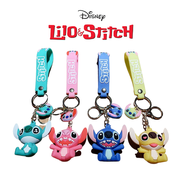 Magical Disney Lilo & Stitch Keyring: Sweet Gift for Her!