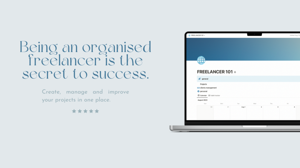FREELANCER 101 Notion template