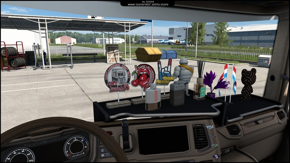 3D LED Logos Stand ETS 2