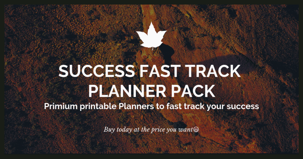 The SUCCESS FAST TRACK Planner Pack