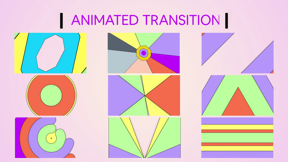 Transitions_Pack of 9 Bold and Trendy Transitions