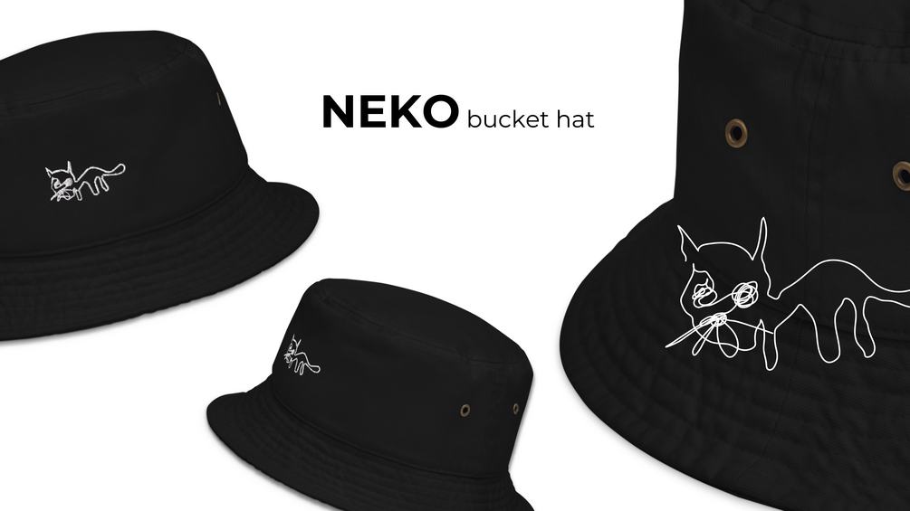 NEKO bucket hat