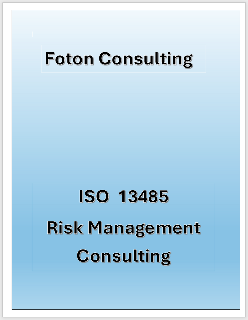 ISO 14971 Risk Management Toolkit