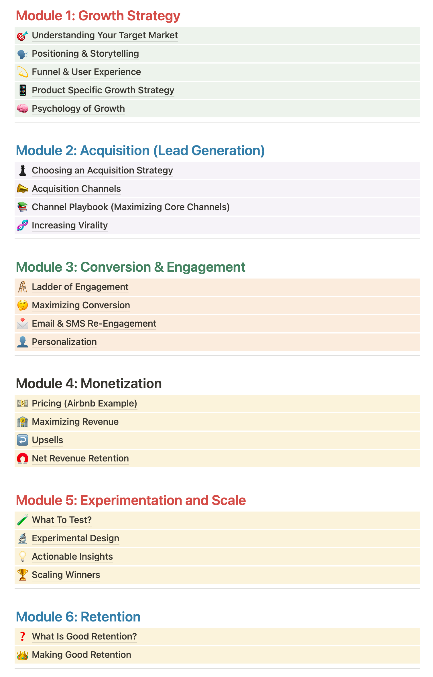 The Ultimate Growth Accelerator Course