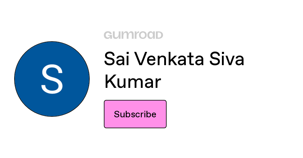 Sai Venkata Siva Kumar