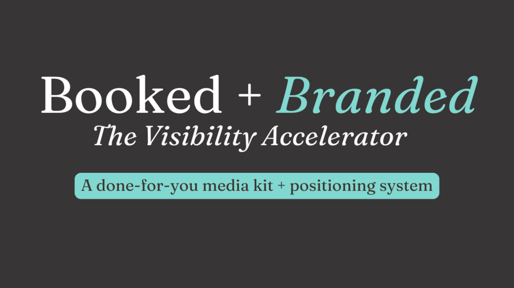 Booked & Branded: The Visibility Accelerator