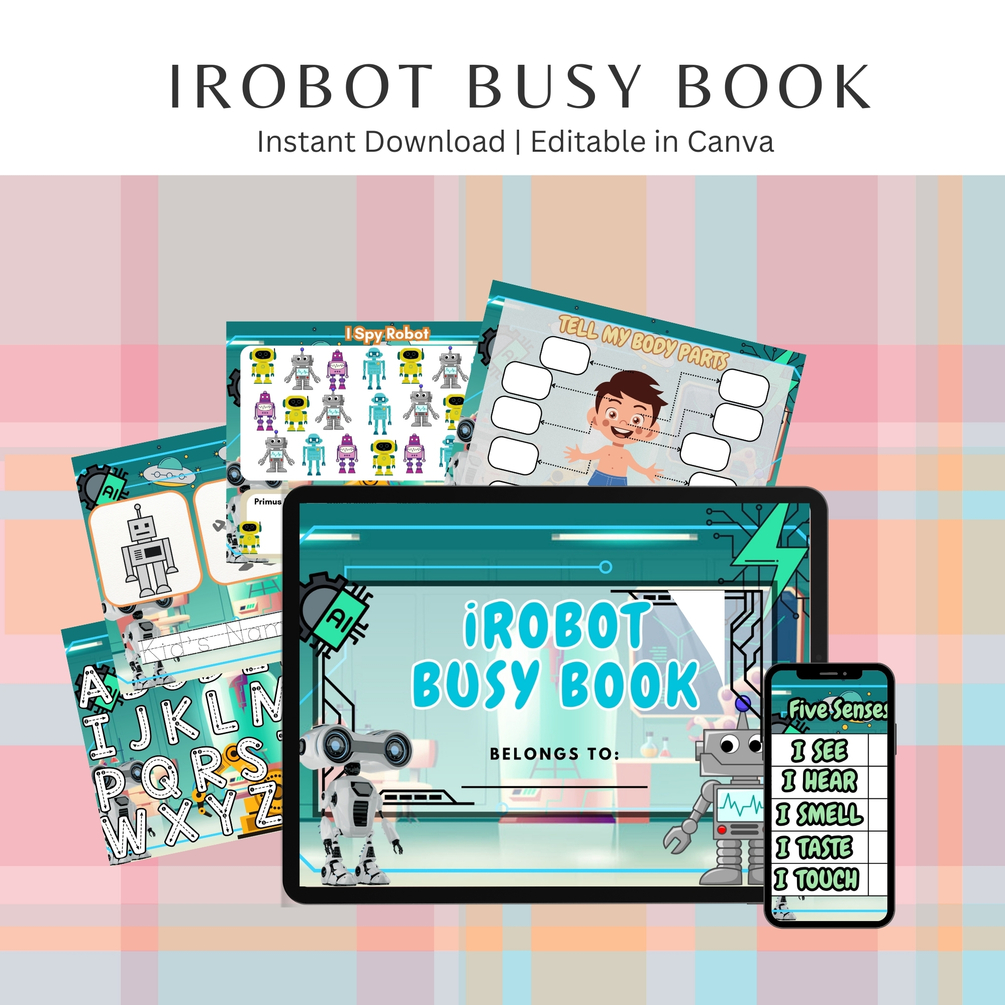 JL CREATIVES | iROBOT BUSY BOOK