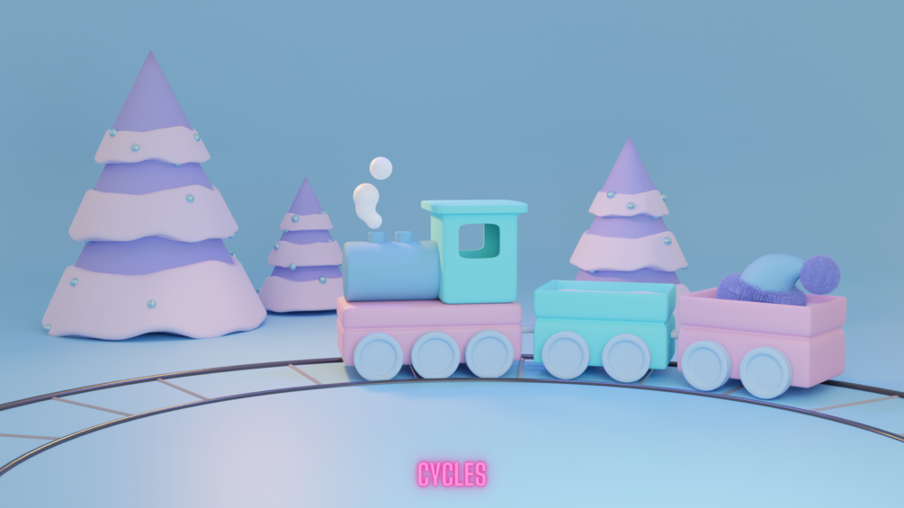Winter Train Set